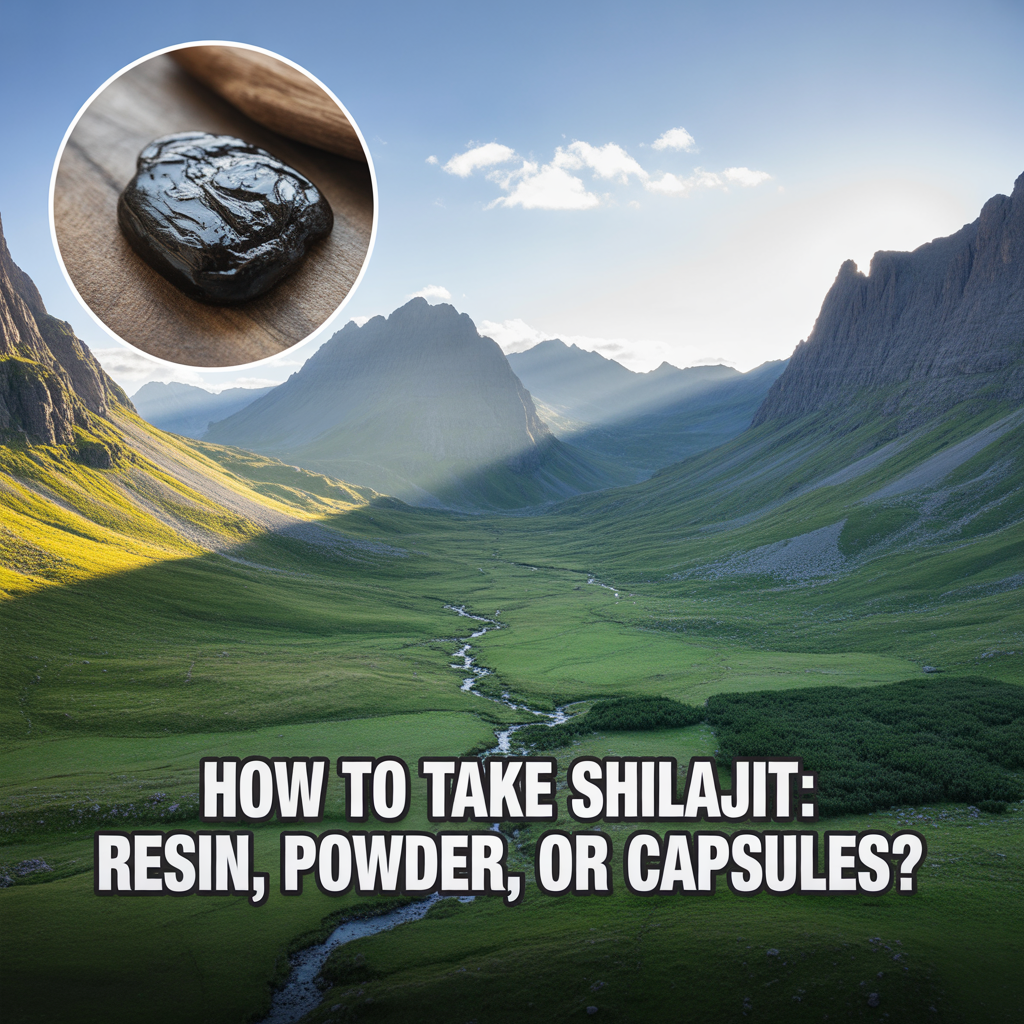 How to Take Shilajit: 3 Best Ways to Use Resin, Powder, or Capsules for ...